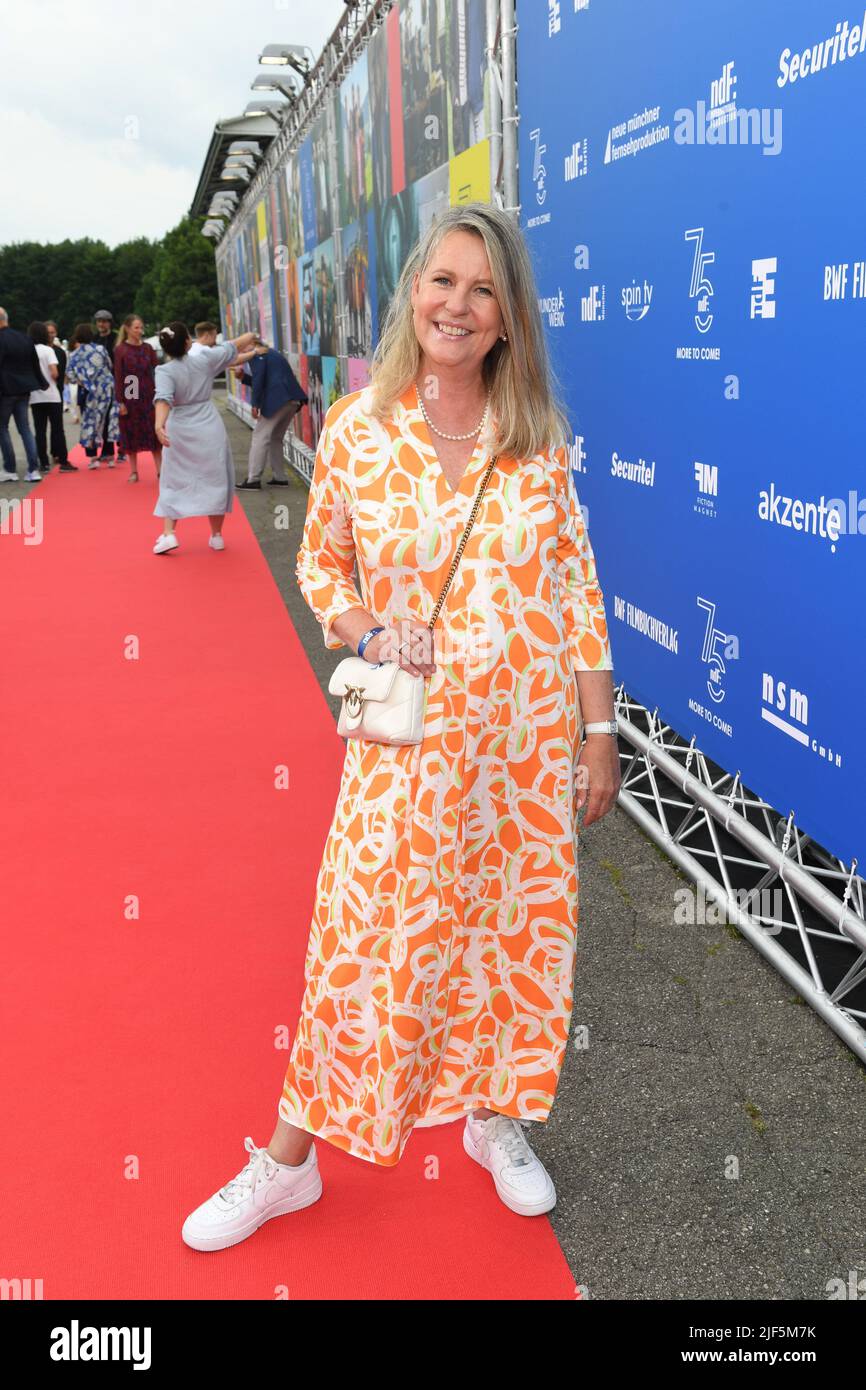 Munich, Germany. 29th June, 2022. Actress Anja Schüte shows off at the ...