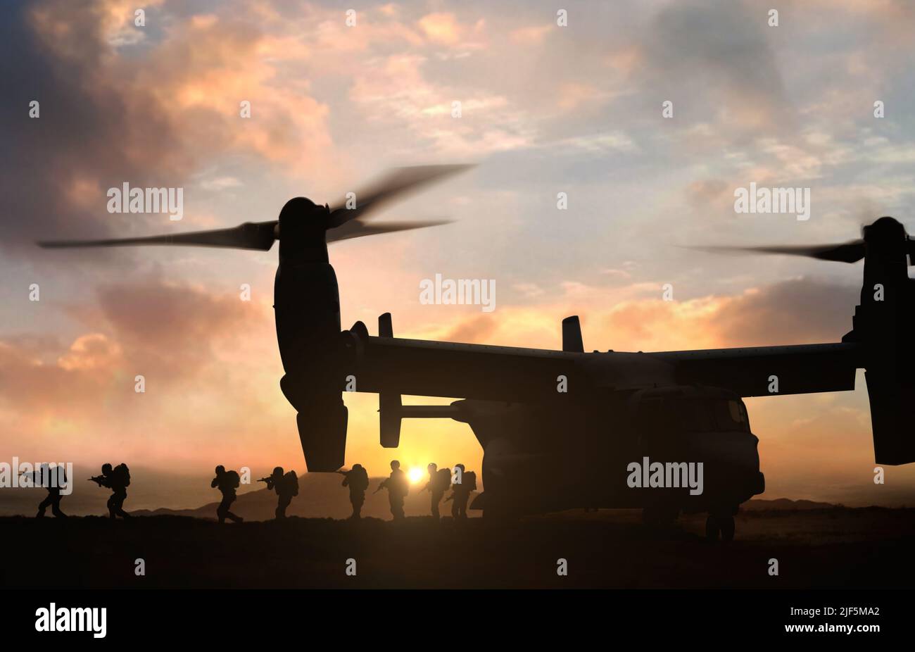 Military special force assault team operation at dawn Stock Photo - Alamy