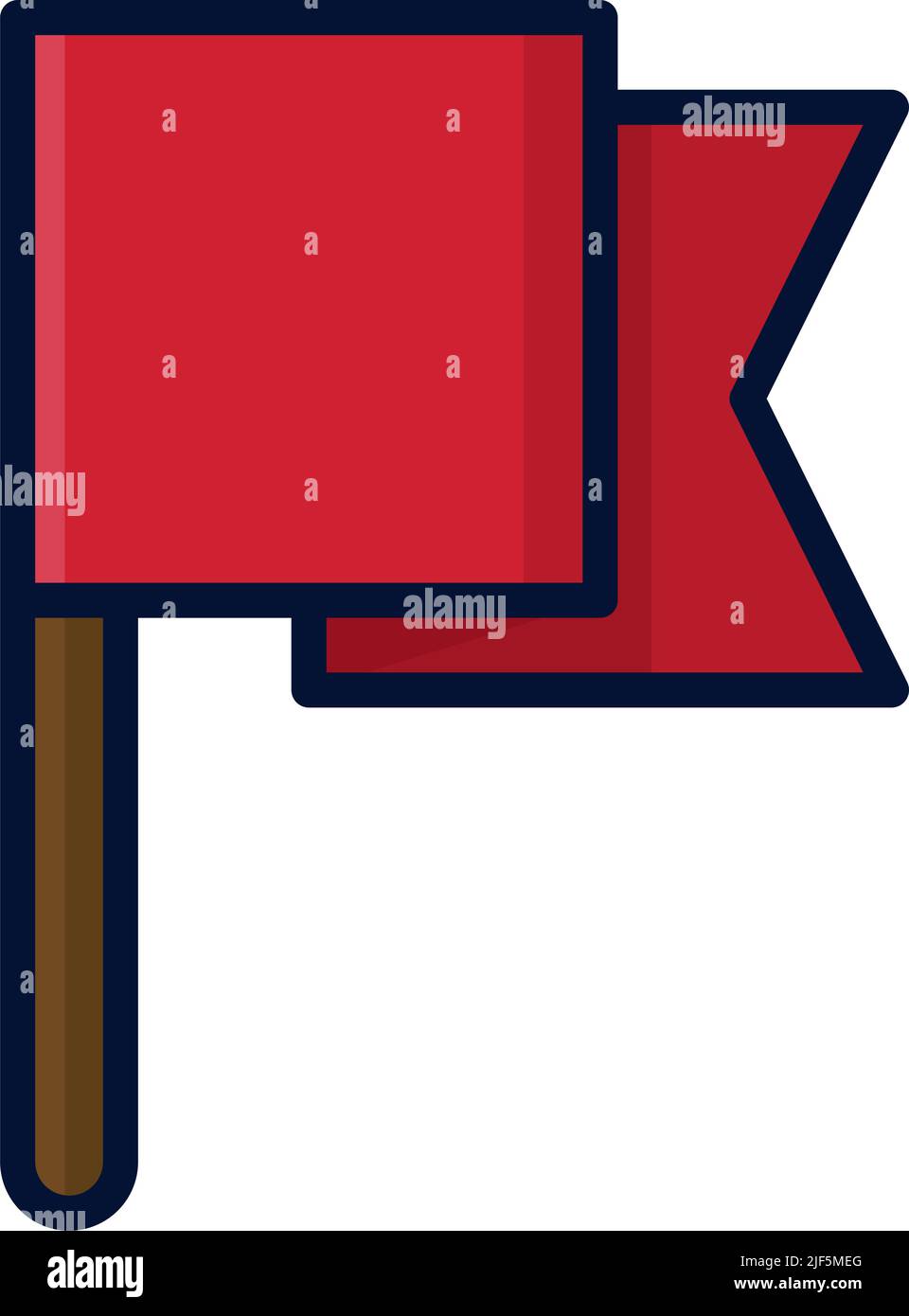 red flag icon Stock Vector Image & Art - Alamy