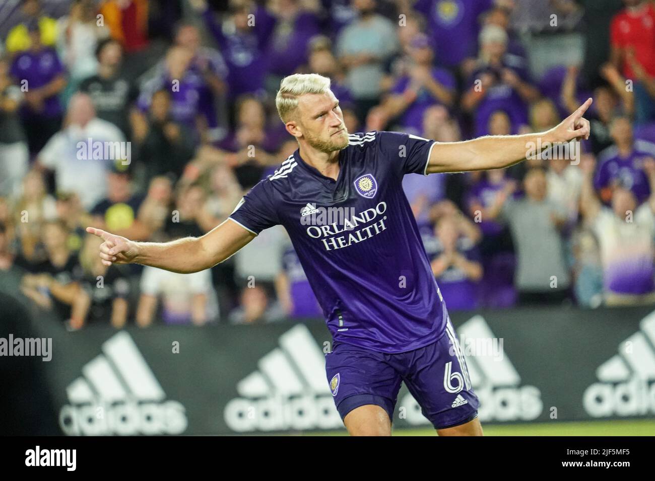 Orlando, Florida, USA, June 29, 2022, Orlando City defender Robin ...