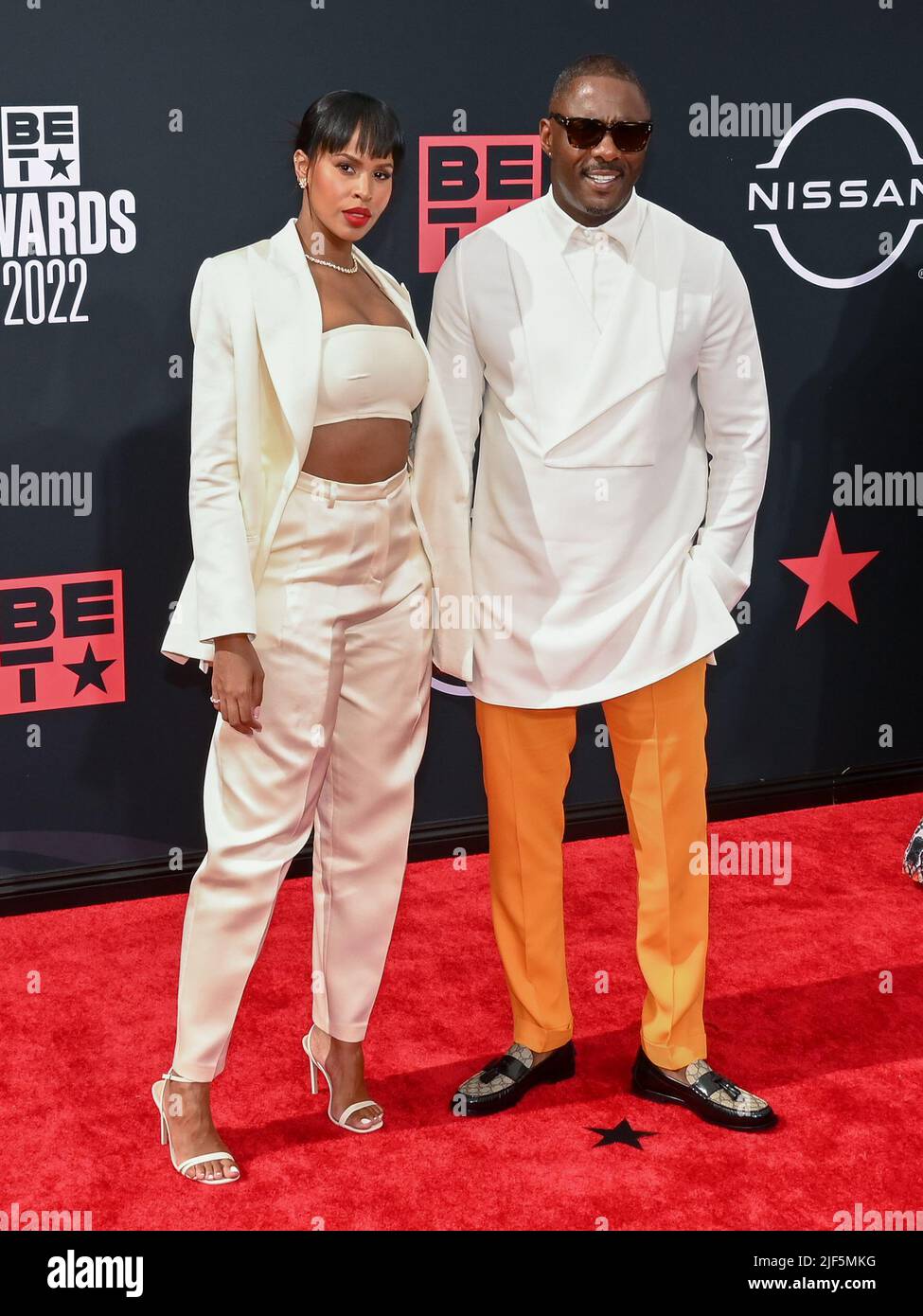 26 June 2022 - Los Angeles, California - Sabrina Dhowre Elba and Idris ...