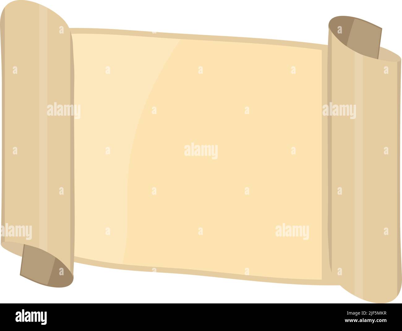 empty scroll of paper Stock Vector Image & Art - Alamy