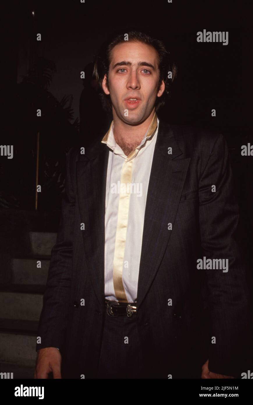 Nicolas Cage at Michael Dukakis' Presidential Campaign Fundraiser Party ...