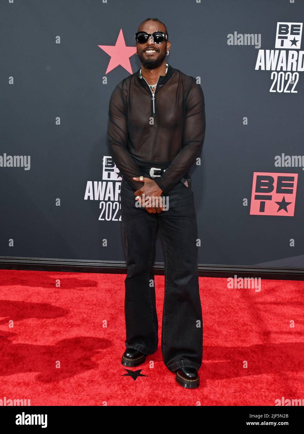 26 June 2022 - Los Angeles, California - Luke James. BET Awards 2022 ...