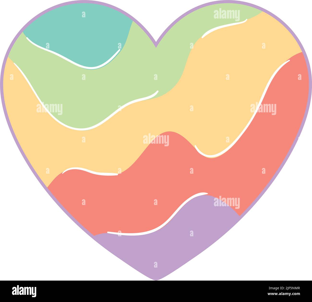 hippie psychedelic heart Stock Vector Image & Art - Alamy