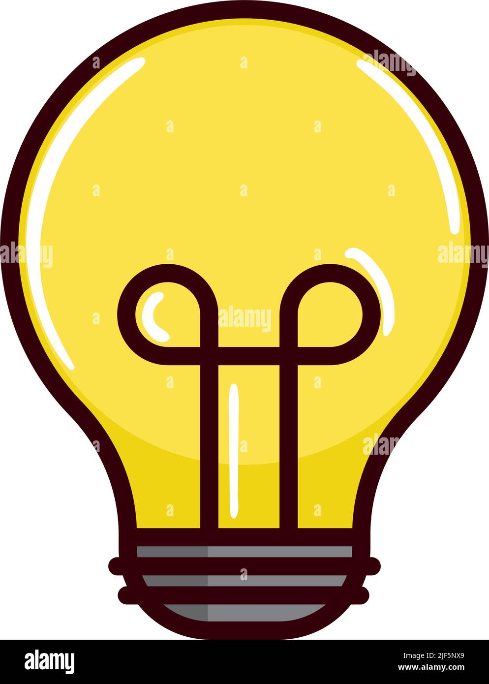 light bulb icon Stock Vector Image & Art - Alamy