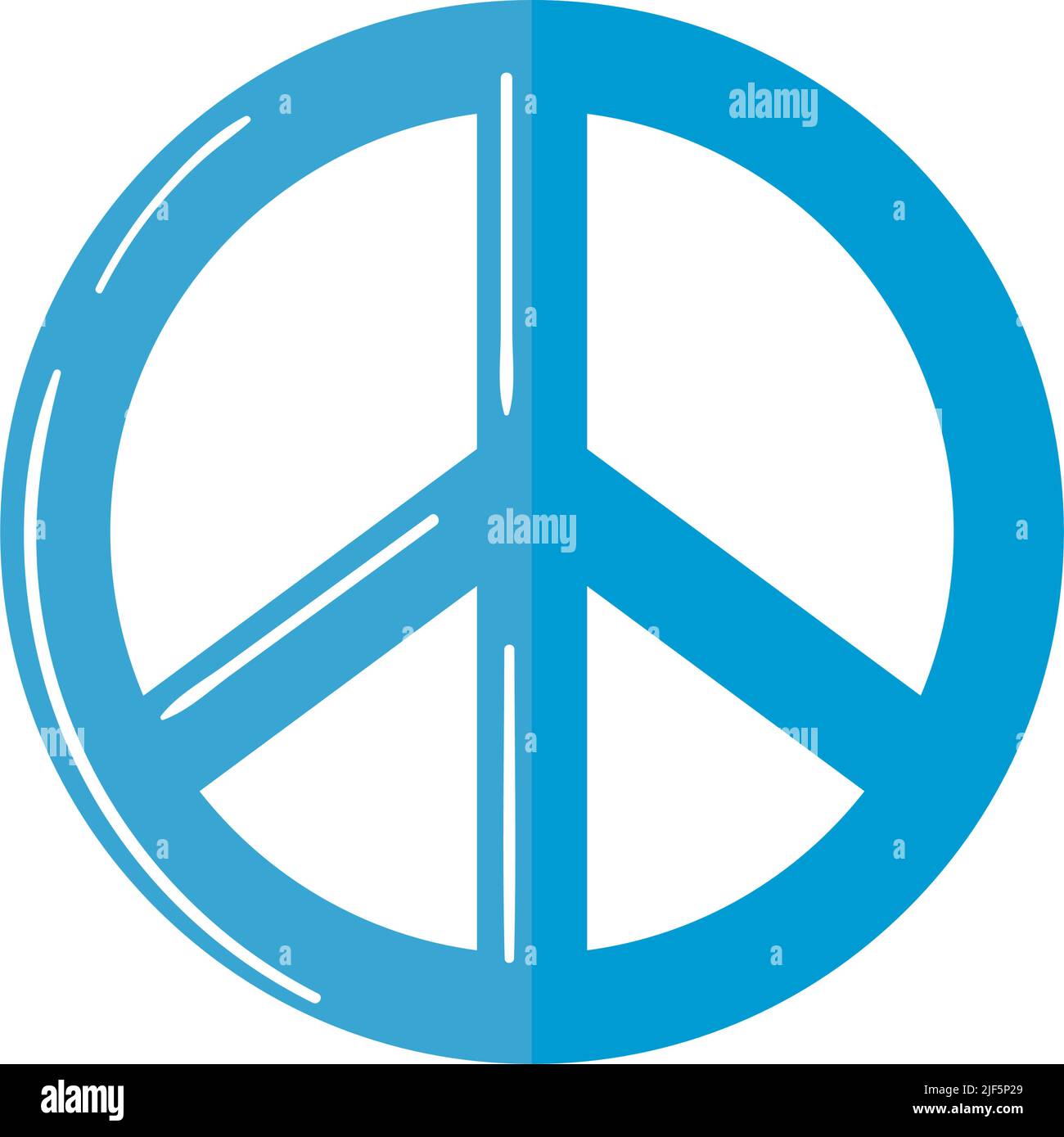peace blue sign Stock Vector Image & Art - Alamy