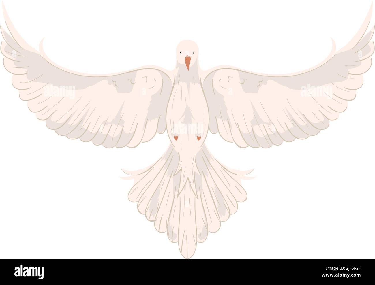 dove with open wings Stock Vector Image & Art - Alamy