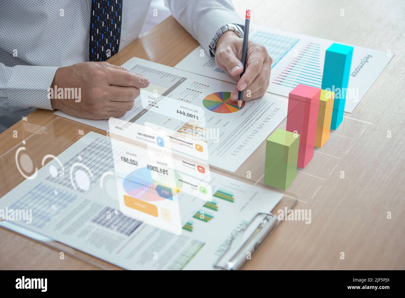 Reviewing charts hi-res stock photography and images - Alamy