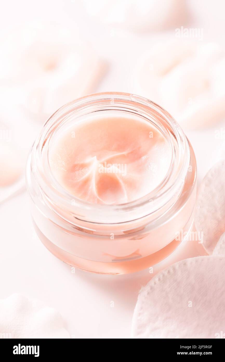 Face cream moisturizer jar, moisturizing skin care lotion and lifting ...