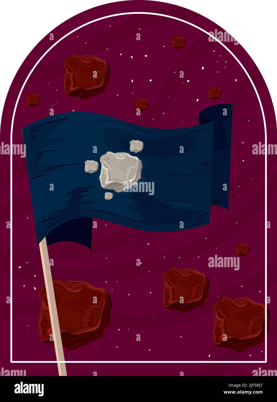 space flag stamp Stock Vector Image & Art - Alamy
