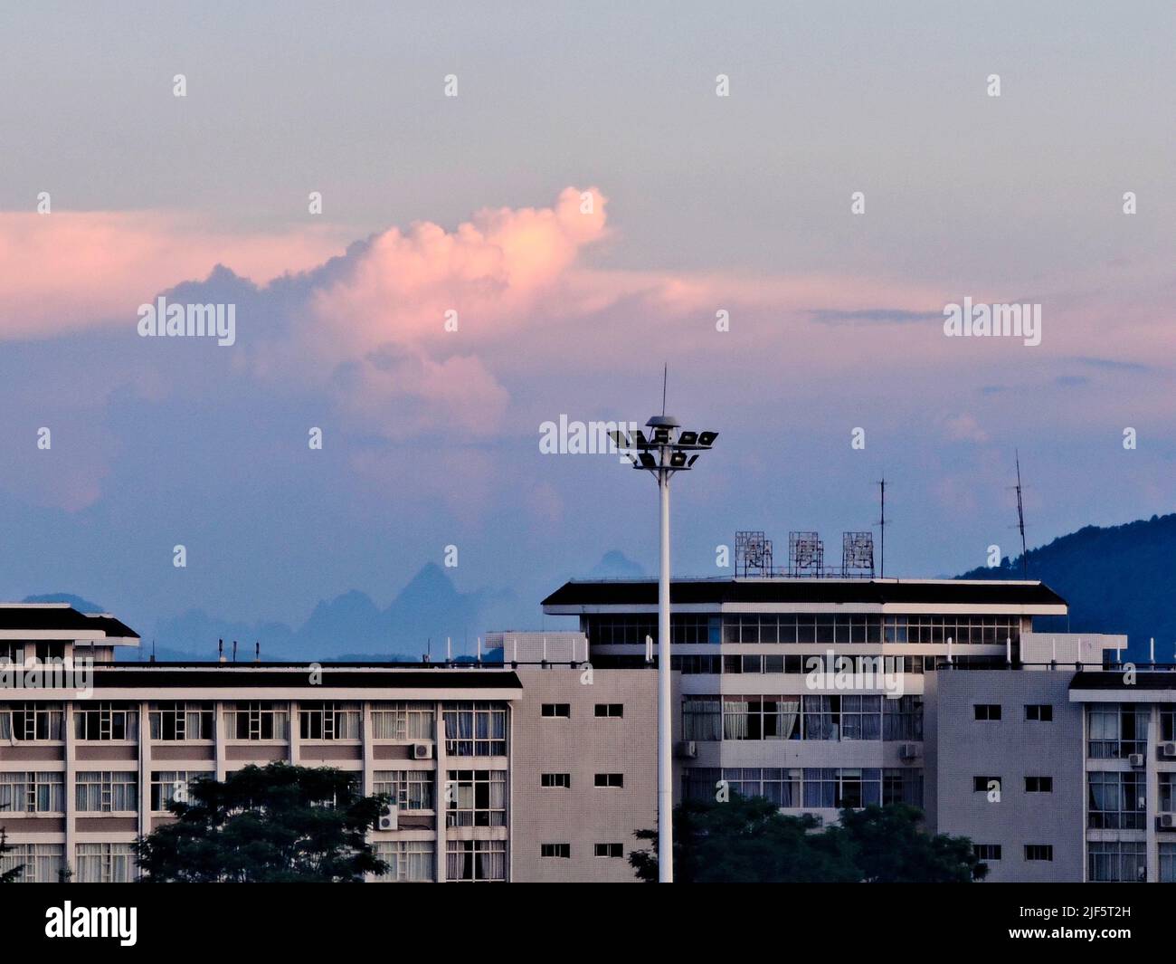 Modern city during beautiful cloudy hi-res stock photography and images ...