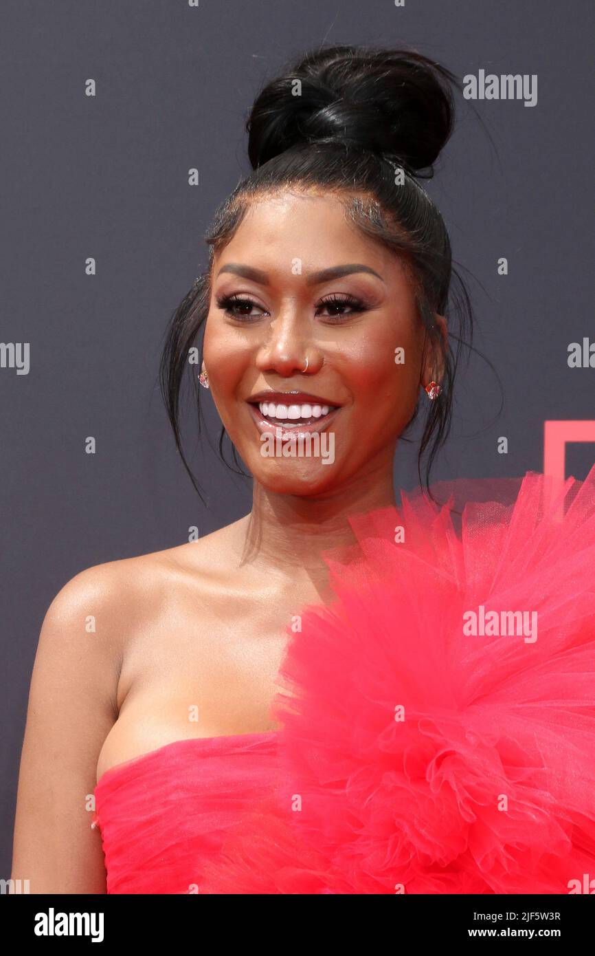 LOS ANGELES - JUN 26: Muni Long at the 2022 BET Awards at Microsoft ...