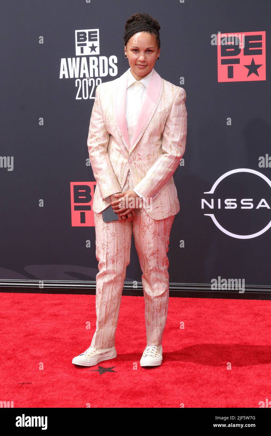 LOS ANGELES - JUN 26: Shylo Shaner at the 2022 BET Awards at Microsoft ...