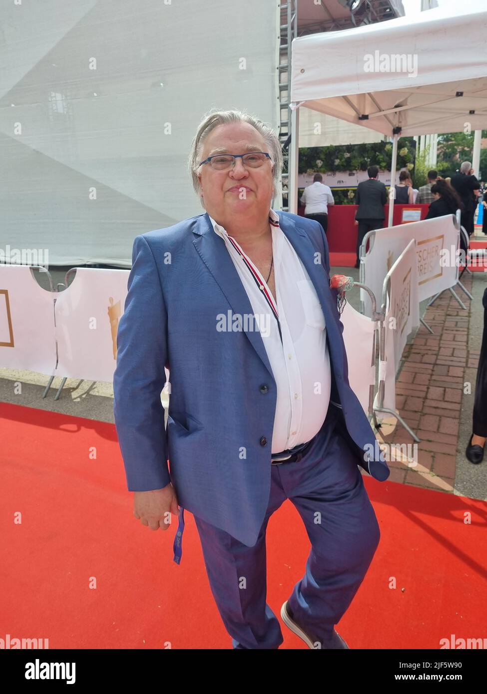 Bernd Stegemann bei der Ankunft zum Deutschen Filmpreis 2022 im Palais ...