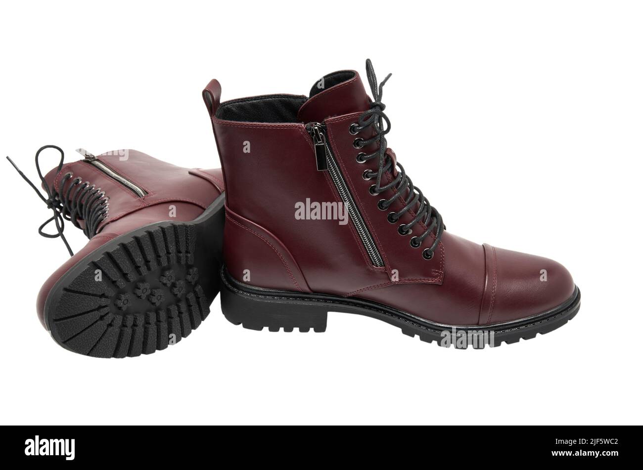 Pair of shoes isolates on white background Stock Photo - Alamy