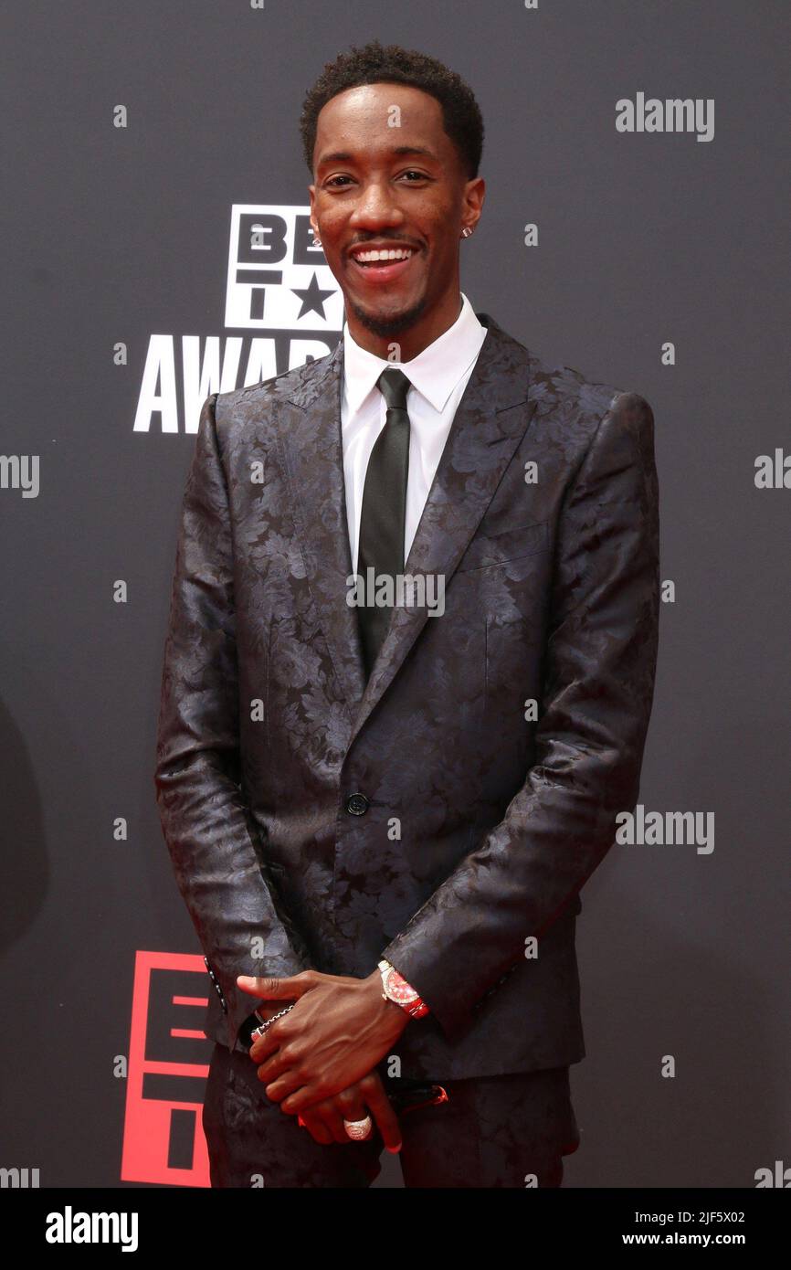 Los Angeles, CA. 26th June, 2022. Lemuel Plummer at arrivals for BET ...
