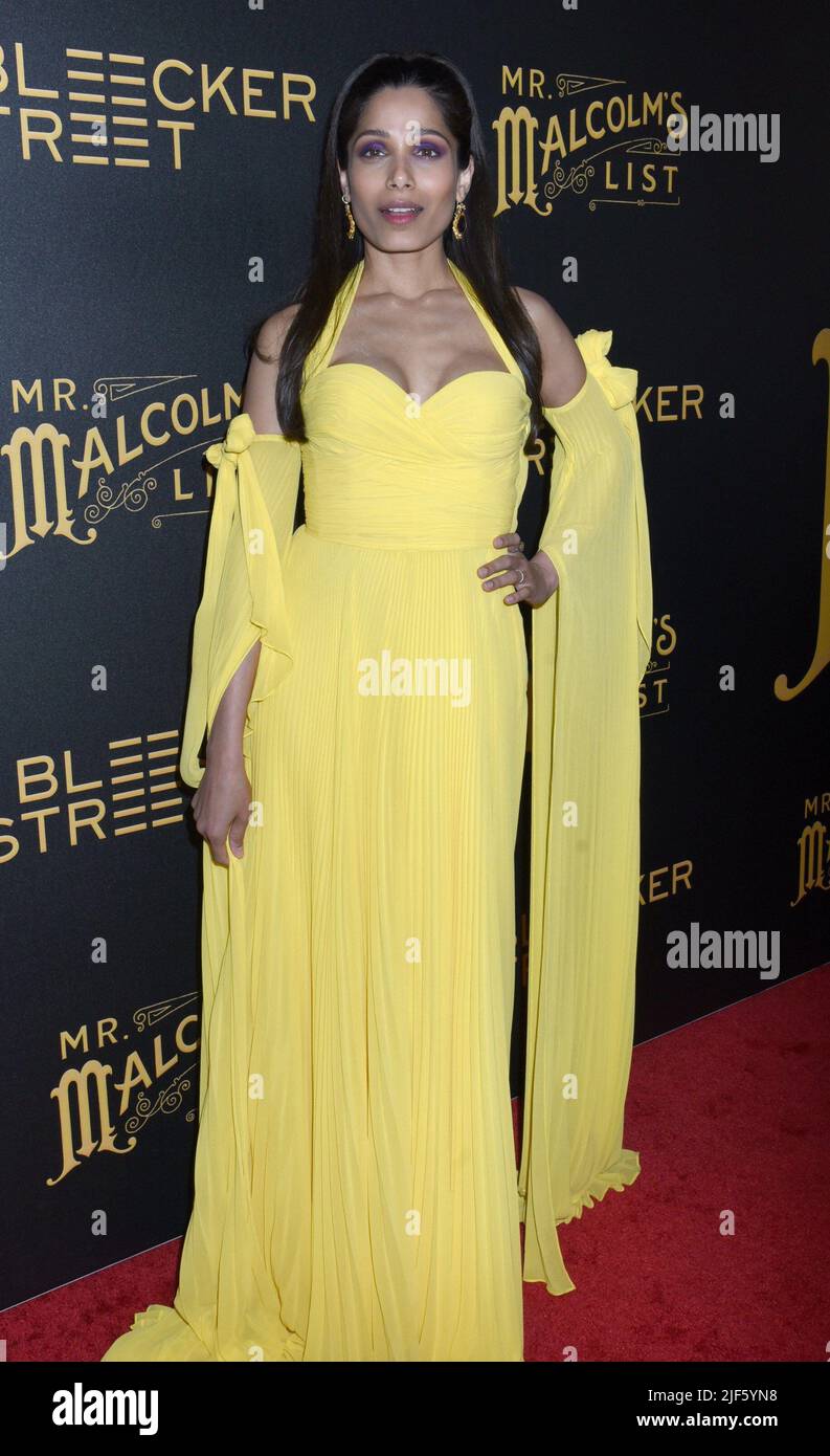 New York, NY, USA. 29th June, 2022. Freida Pinto at arrivals for MR ...