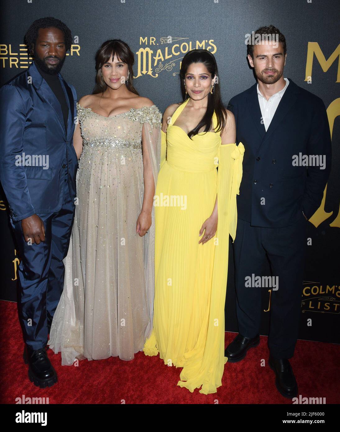 New York, NY, USA. 29th June, 2022. Sope Dirisu, Zawe Ashton, Freida Pinto, Theo James at ...