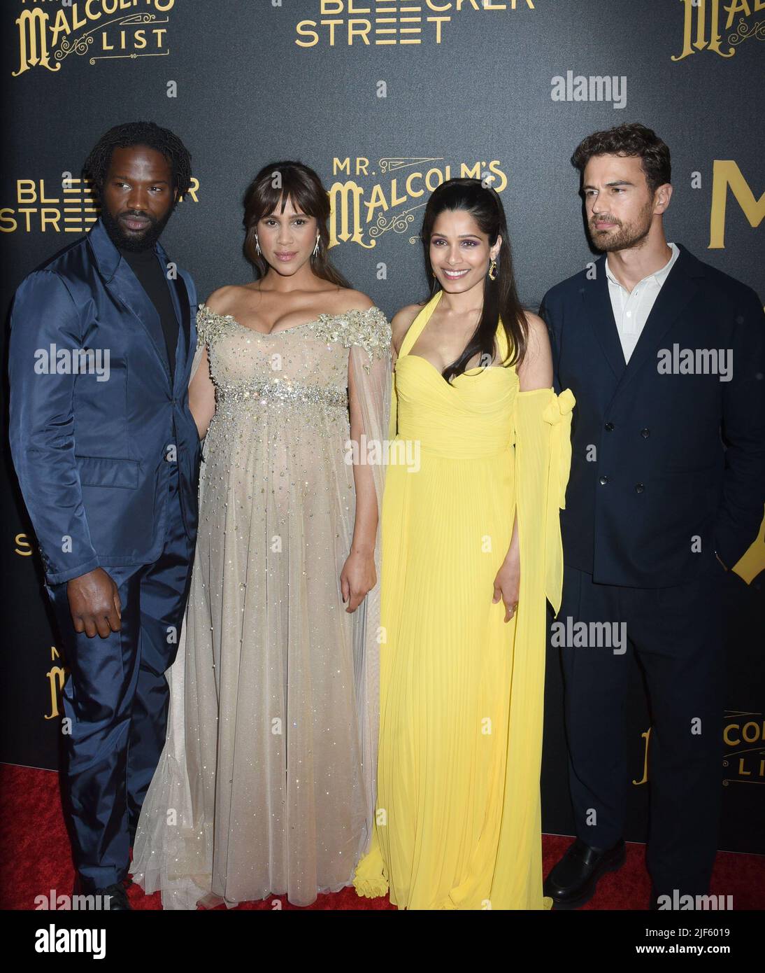 New York, NY, USA. 29th June, 2022. Sope Dirisu, Zawe Ashton, Freida Pinto, Theo James at ...