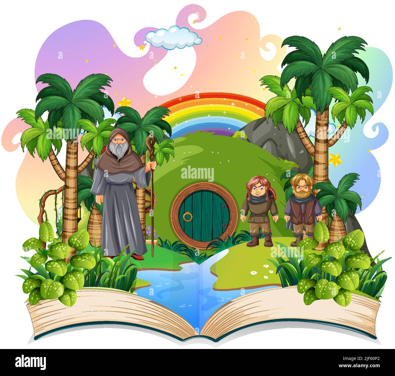 Hobbit house book Stock Vector Images - Alamy