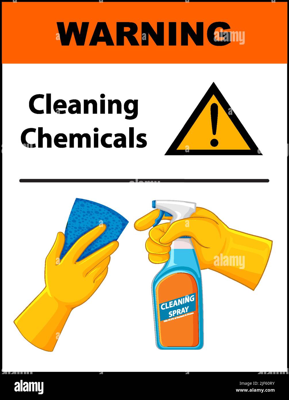Cleaning Chemical Sign