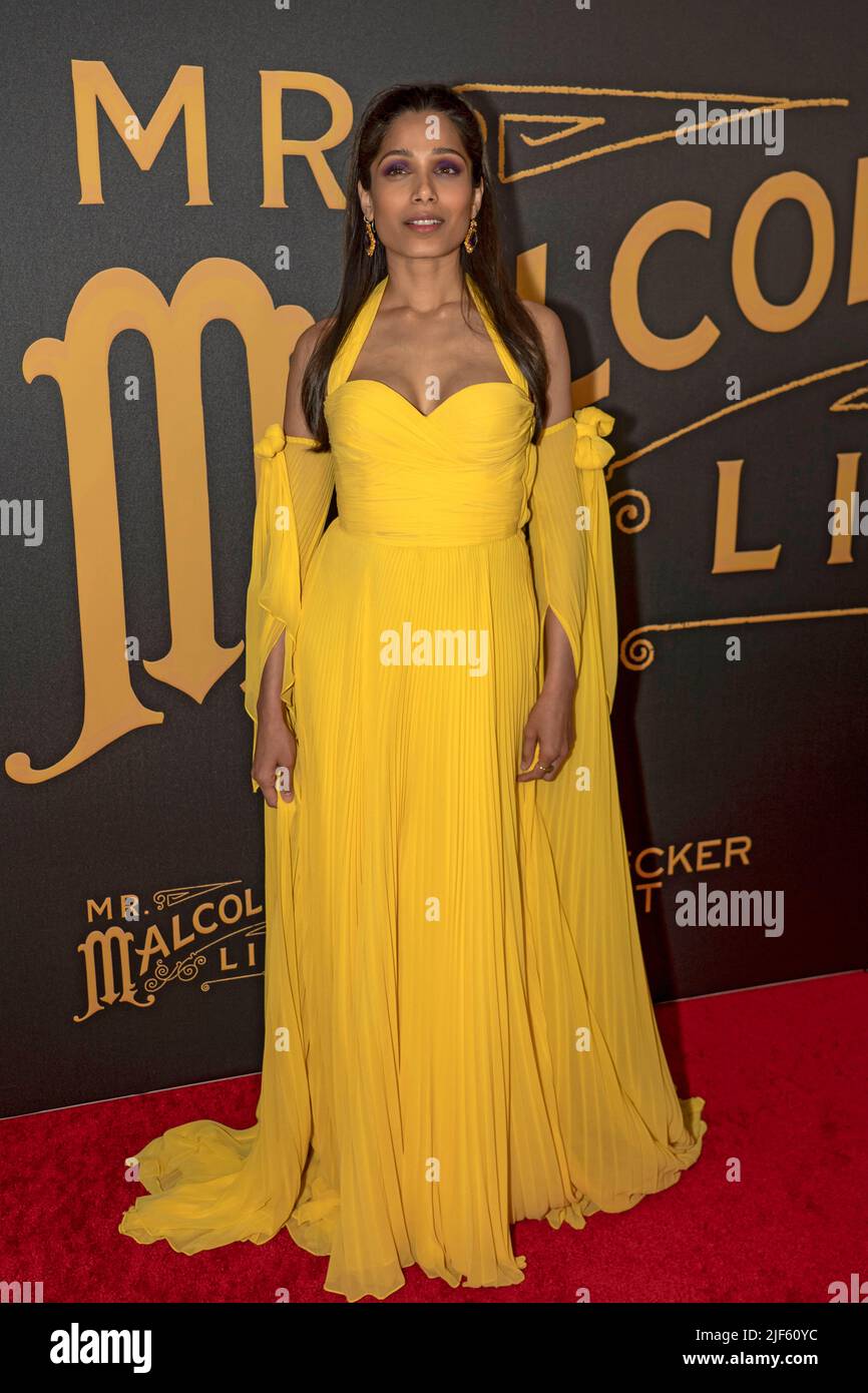 NEW YORK, NEW YORK - JUNE 29: Freida Pinto attends "Mr. Malcolm's List ...