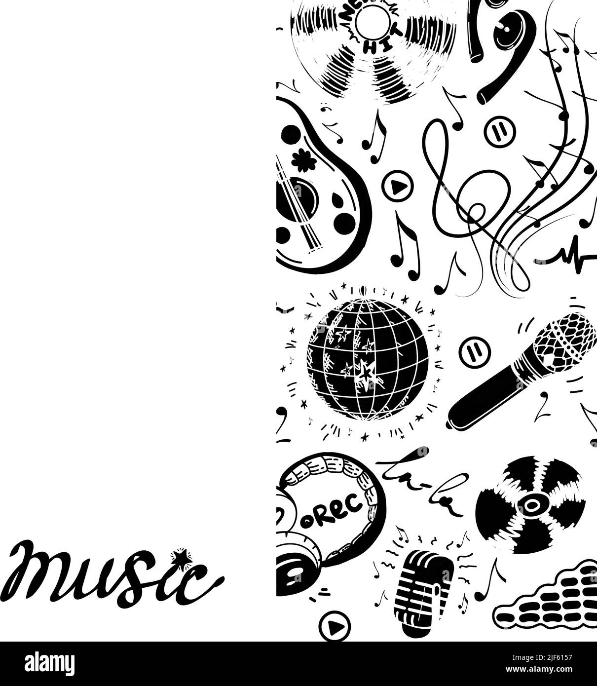 Handwritten note clef Cut Out Stock Images & Pictures - Alamy