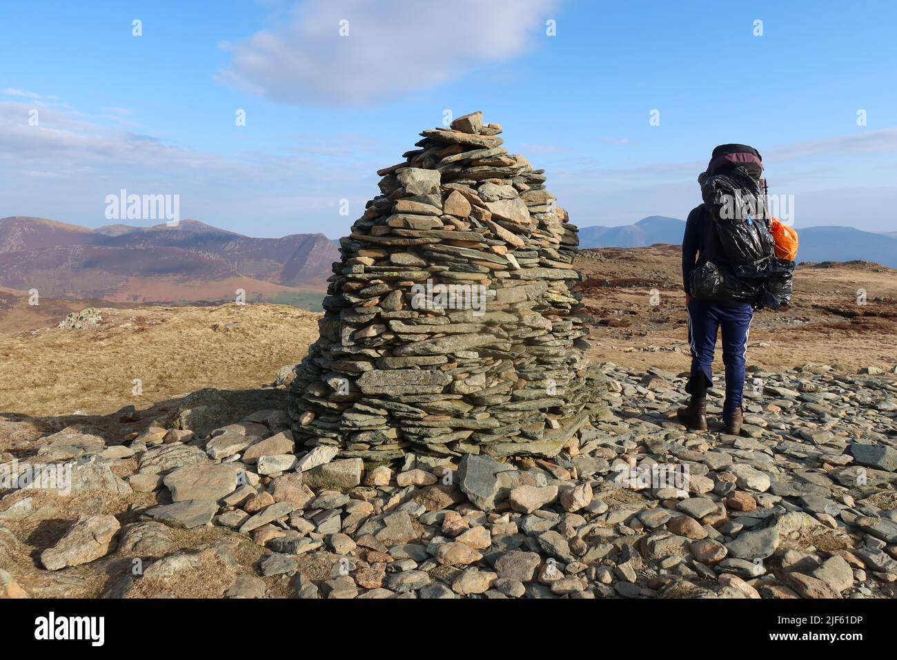 The Richard Mountain Way. Lake district national park. Cumbria. England ...