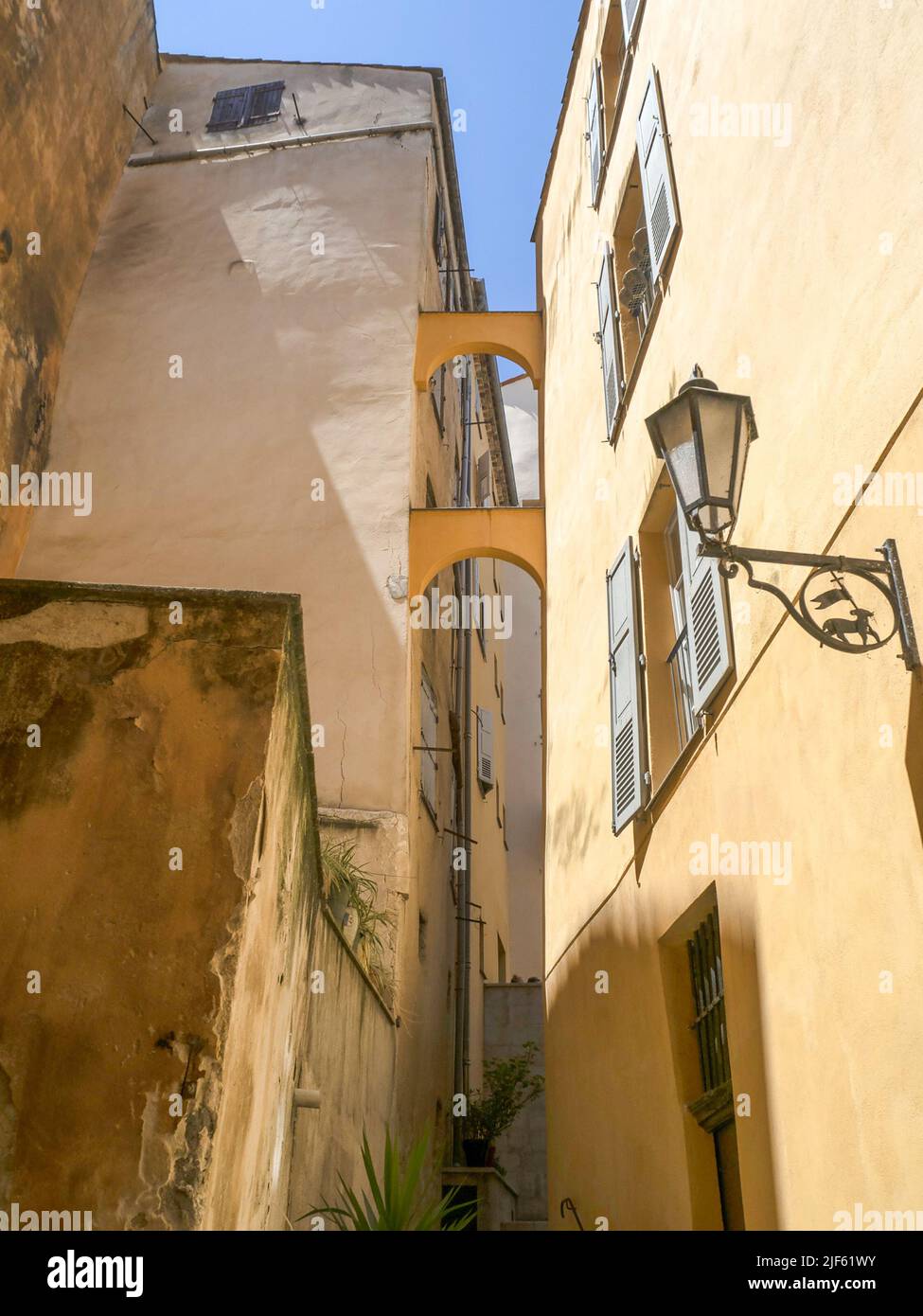 Grasse France medieval village provence alps historic old houses Stock ...