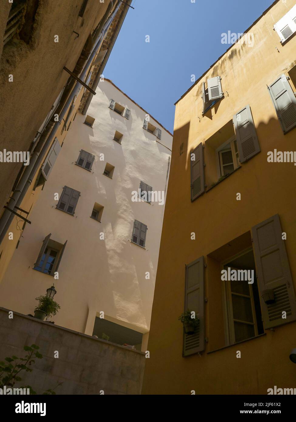 Grasse France medieval village provence alps historic old houses Stock ...