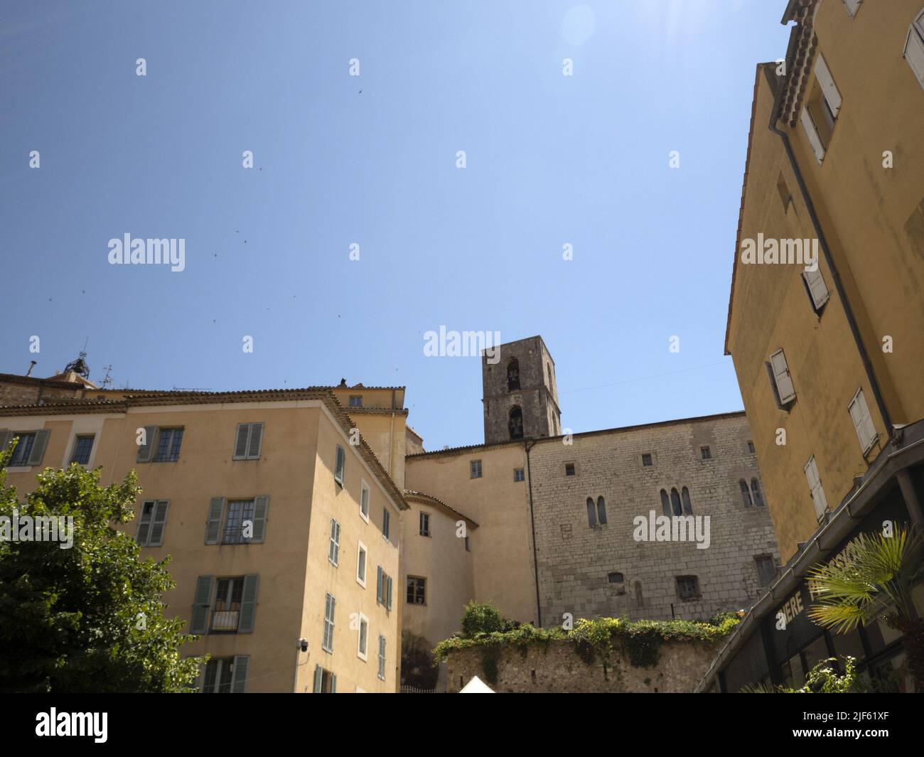 Grasse France medieval village provence alps historic old houses Stock ...