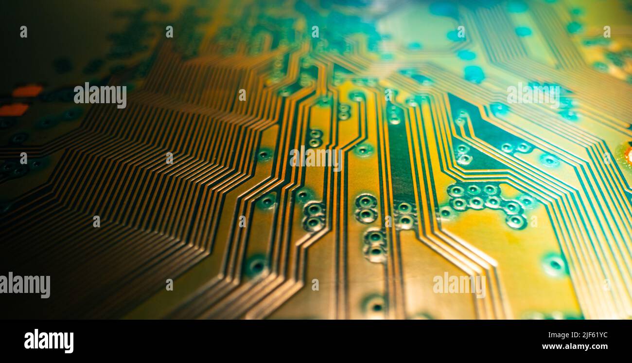 Circuit board background. Electronic circuit board texture. Computer ...