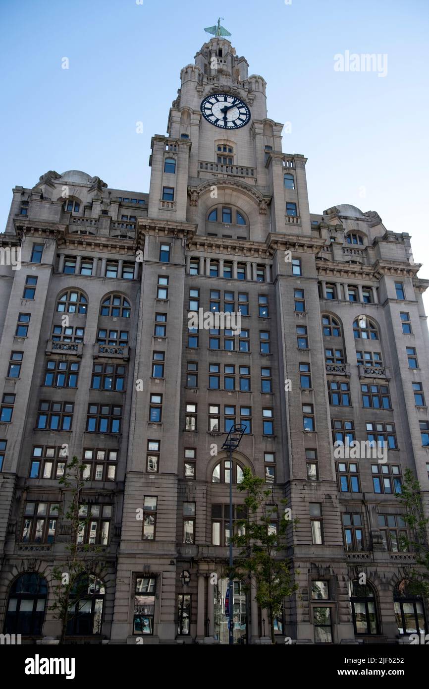 Liverpool Liver Building in the United Kingdom Stock Photo - Alamy