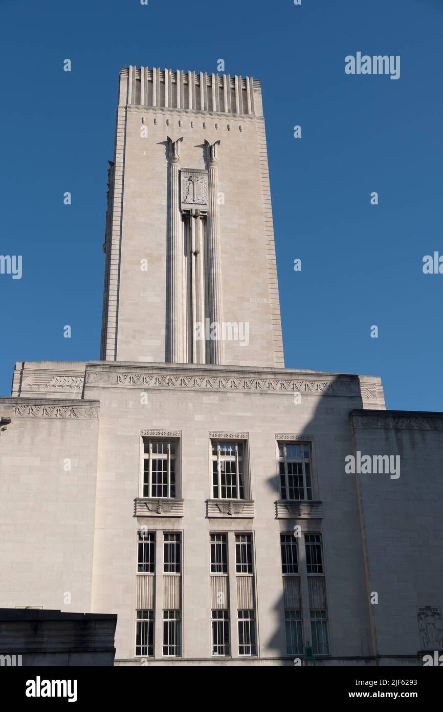 Mersey Tunnel Ventilation Tower and the Georges Dock Building in ...
