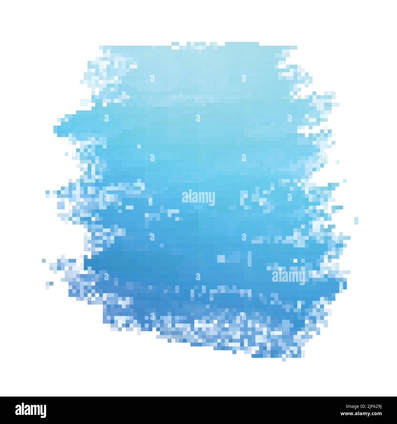 Hand draw blue watercolor brush strock design Stock Vector Image & Art ...