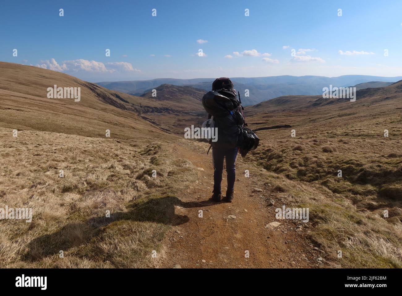 The Richard Mountain Way. Lake district national park. Cumbria. England ...