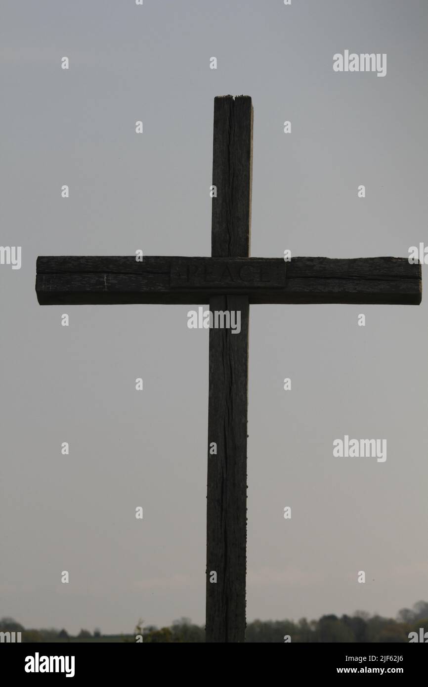 Peace cross hi-res stock photography and images - Alamy