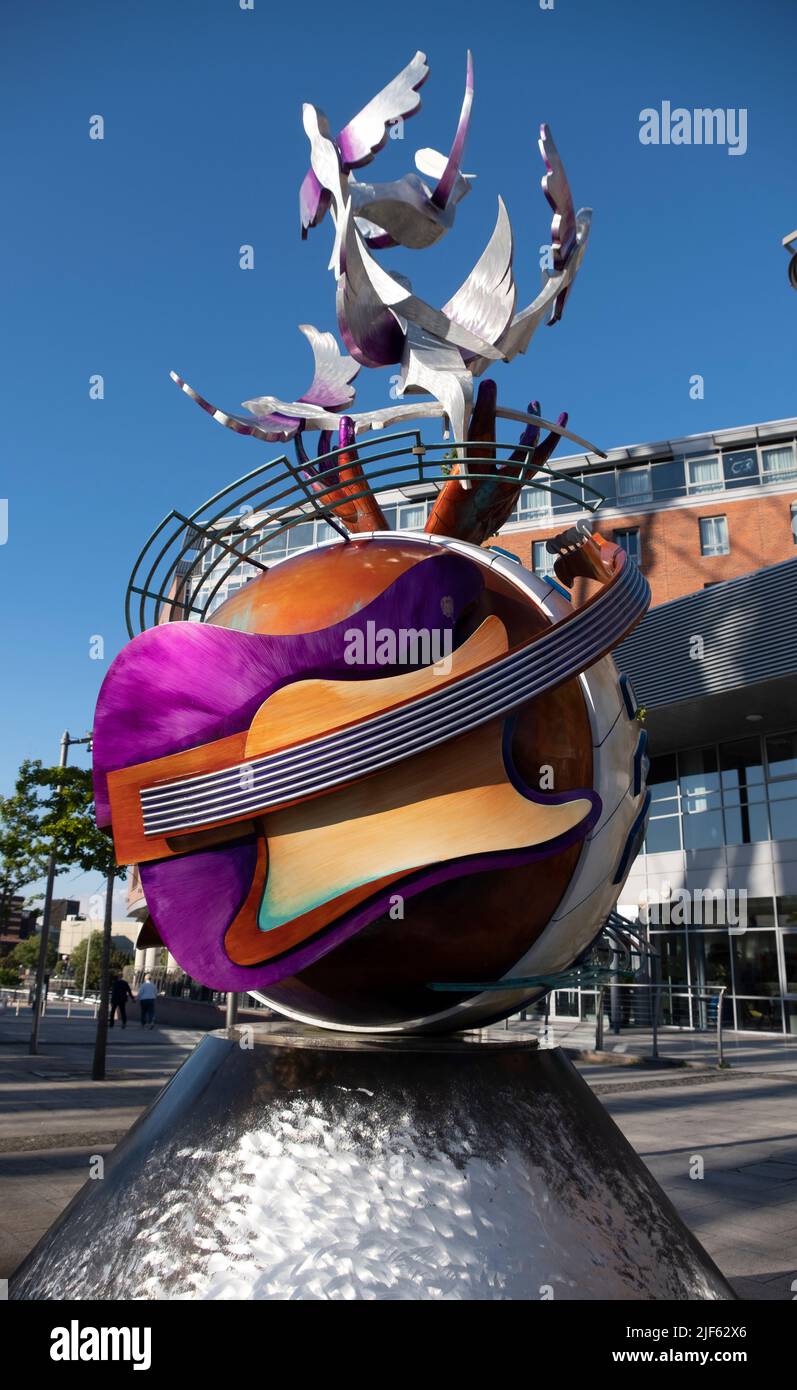 The John Lennon Peace Monument, also known as the European Peace ...