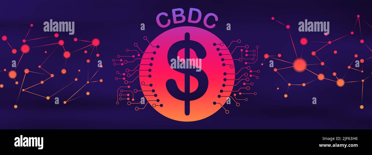 Illustration of a cbdc concept Stock Photo - Alamy