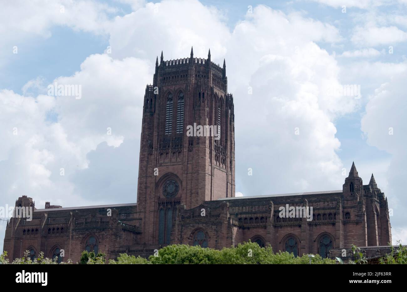 Liverpool Cathedral is a towering neo-Gothic structure dedicated to the ...