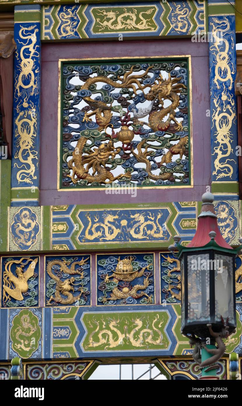 The biggest chinese arch outside of asia hi-res stock photography and ...