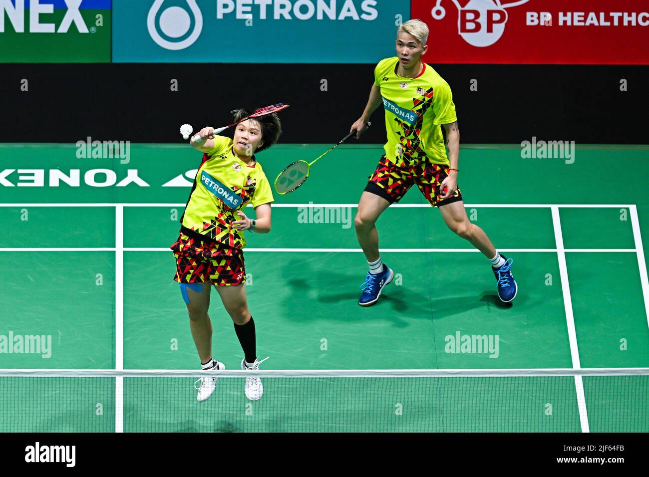 Kuala Lumpur, Malaysia. 30th June, 2022. Chen Tang Jie/Valeree Siow (L ...