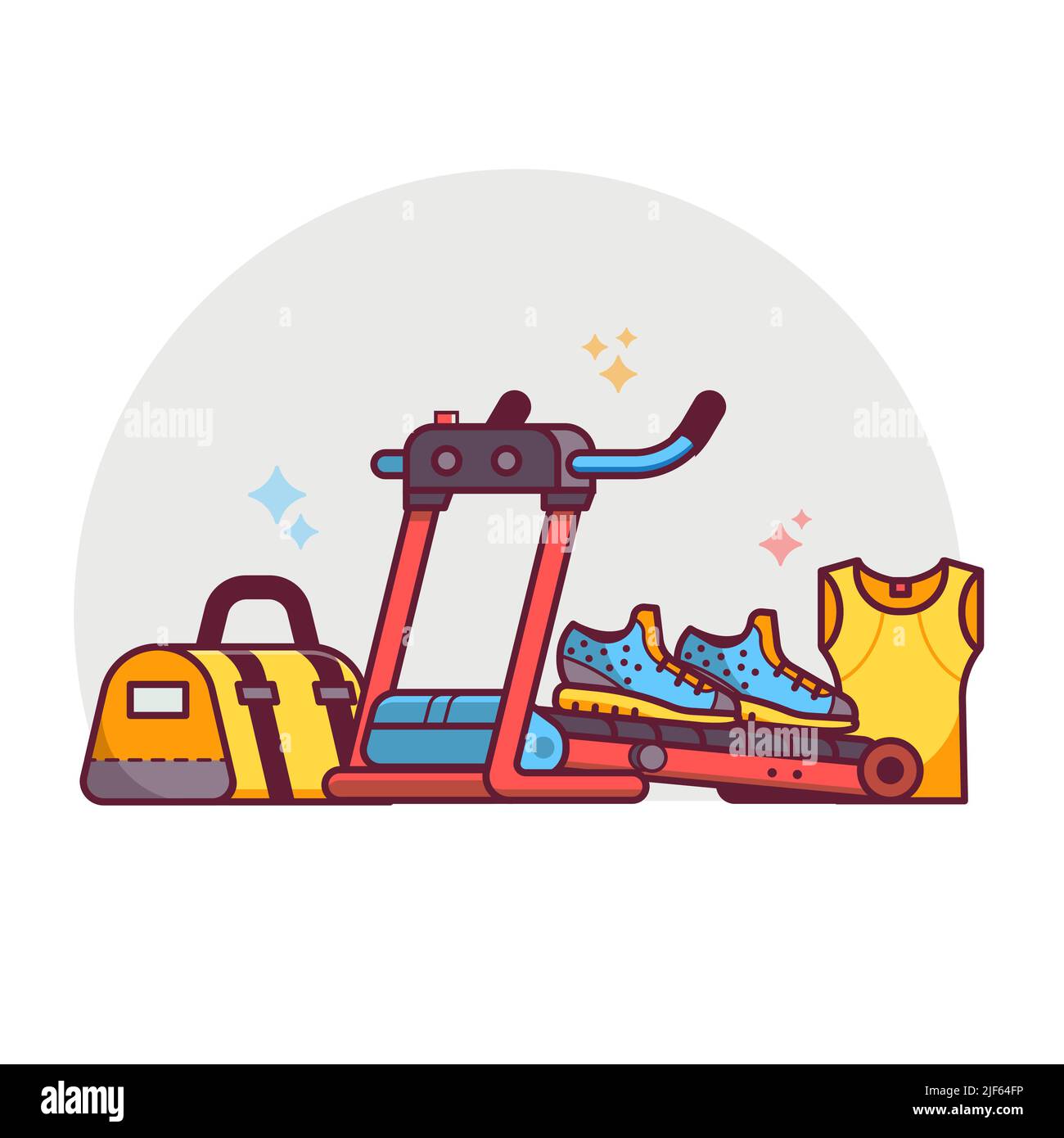 Wellness equipment Stock Vector Images - Alamy