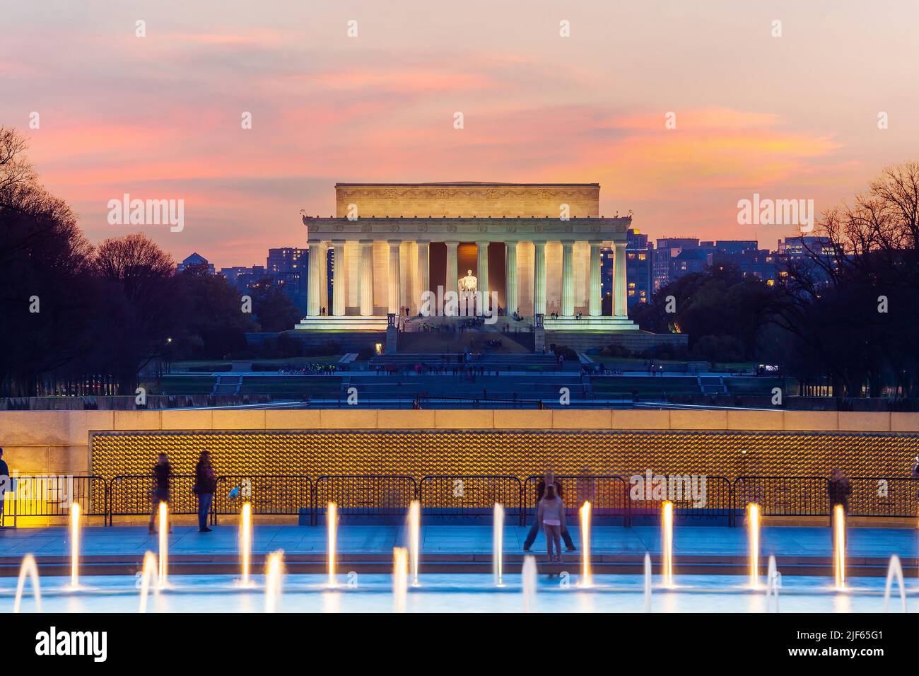 Washington dc night sunset hi-res stock photography and images - Alamy
