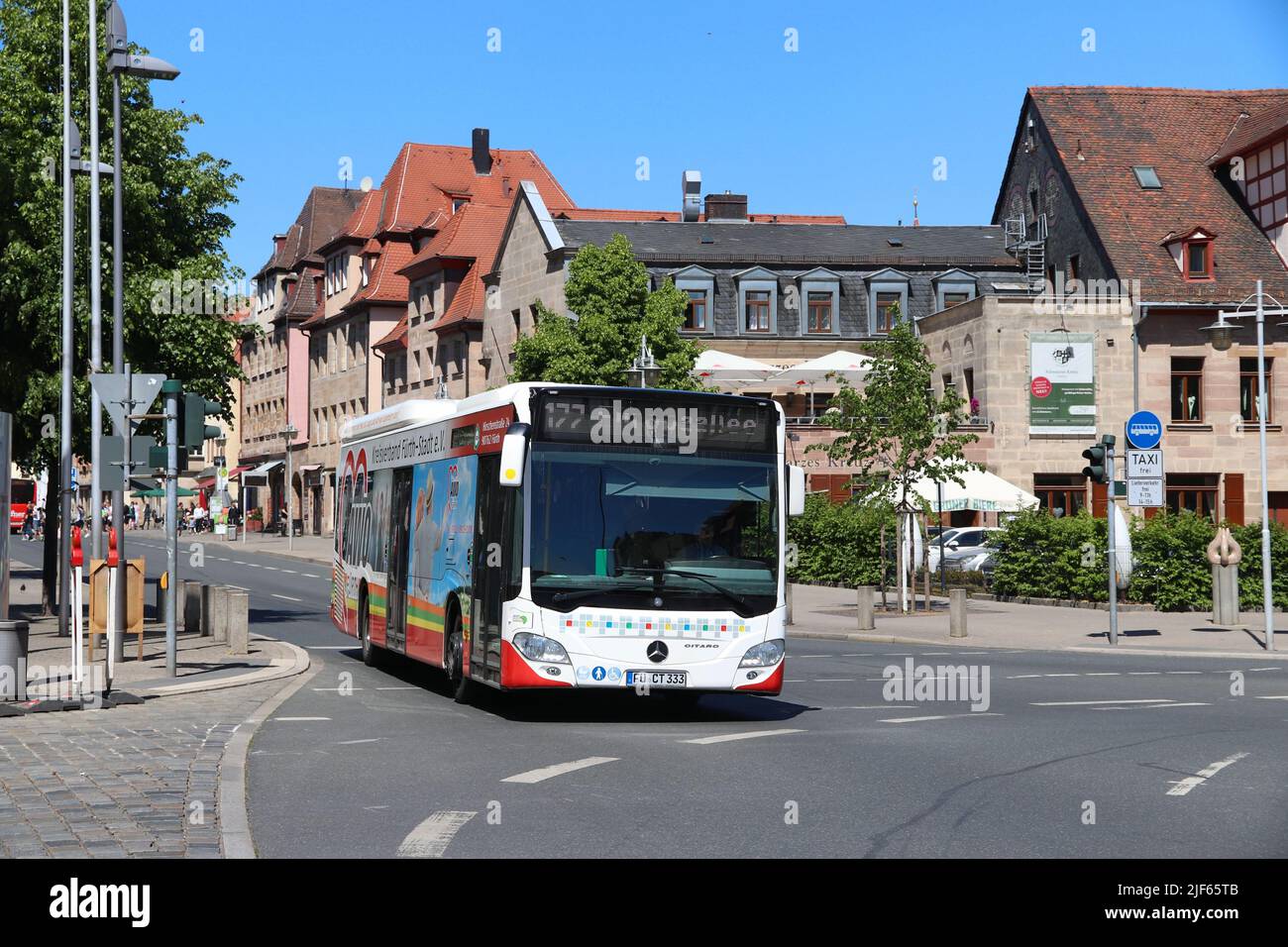 FURTH, GERMANY - MAY 6, 2018: City bus Mercedes-Benz Citaro in Furth ...