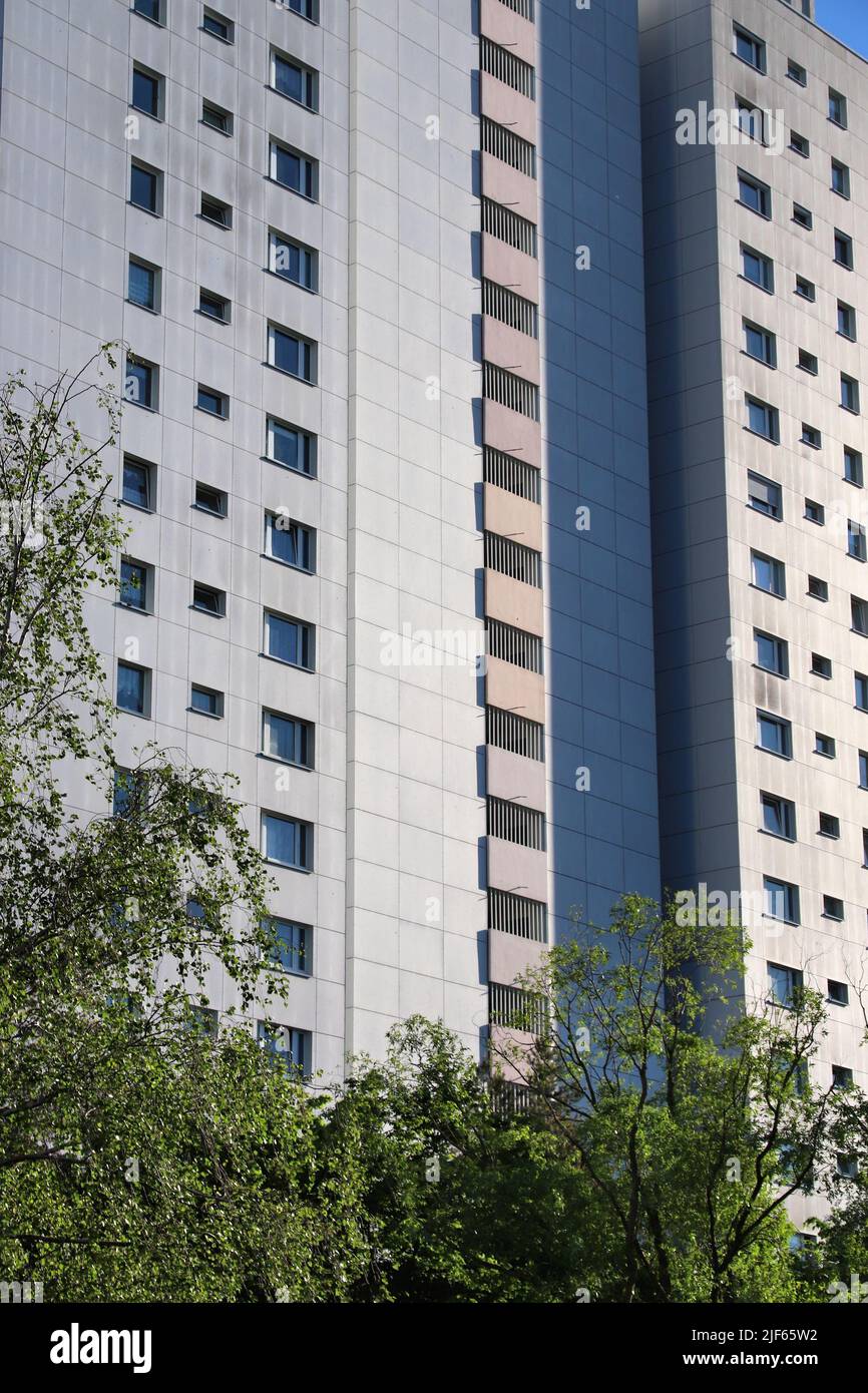 Generic apartment building in Germany. Average condominium in Nuremberg ...