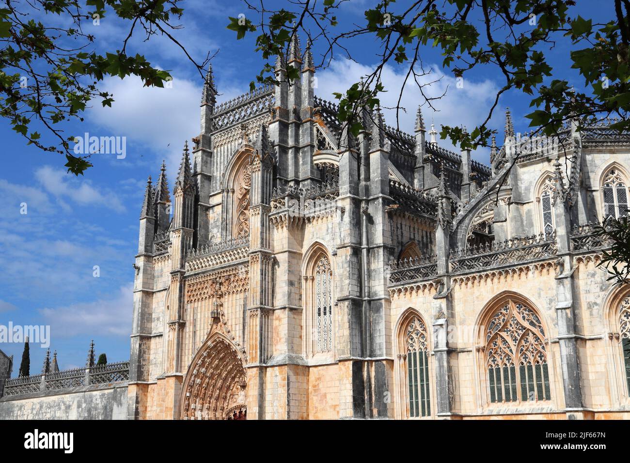 Batalha Monastery. Medieval gothic church in Portugal. UNESCO World ...