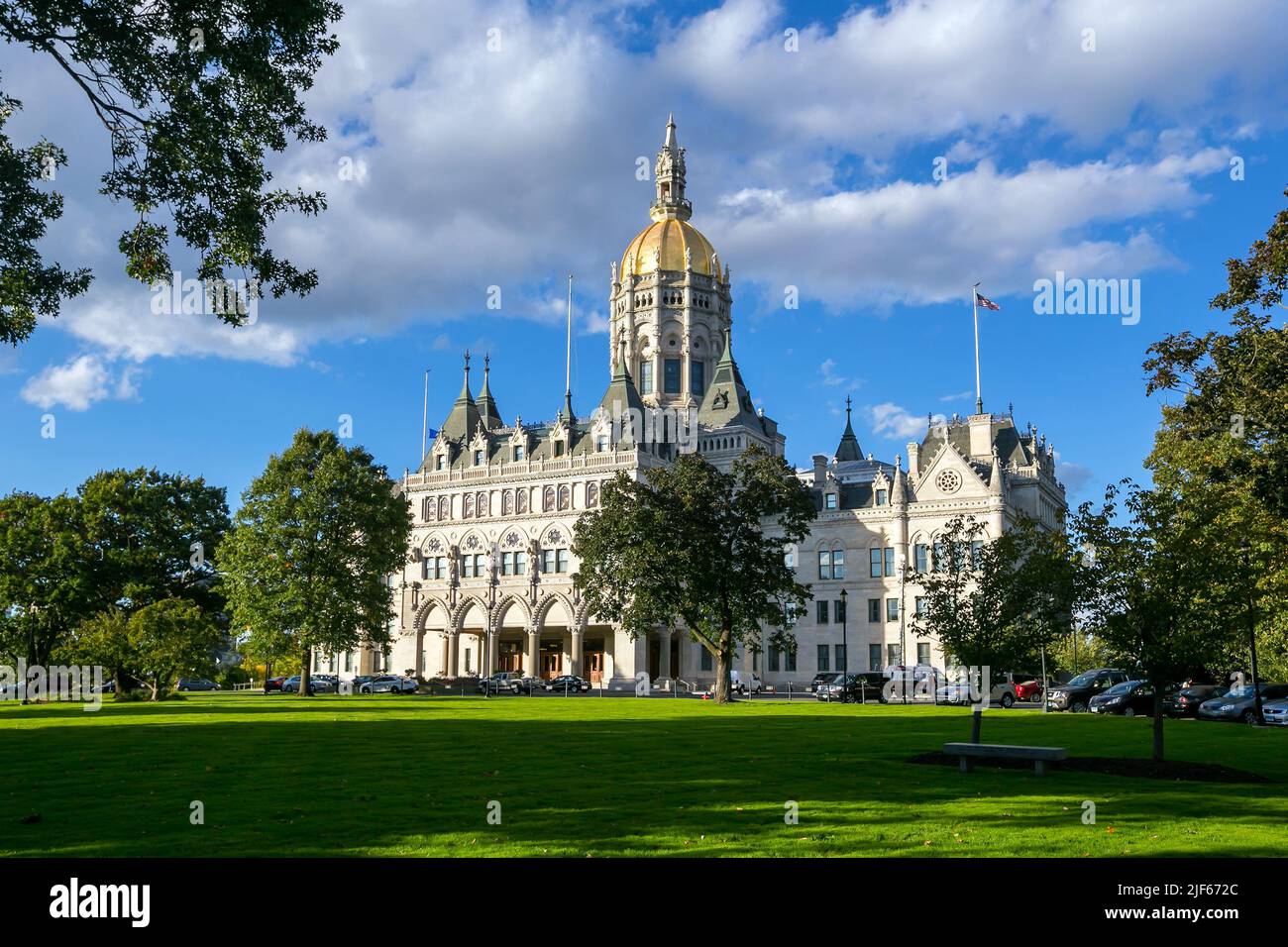 Connecticut State Capitol in downtown Hartford, Connecticut in USA ...