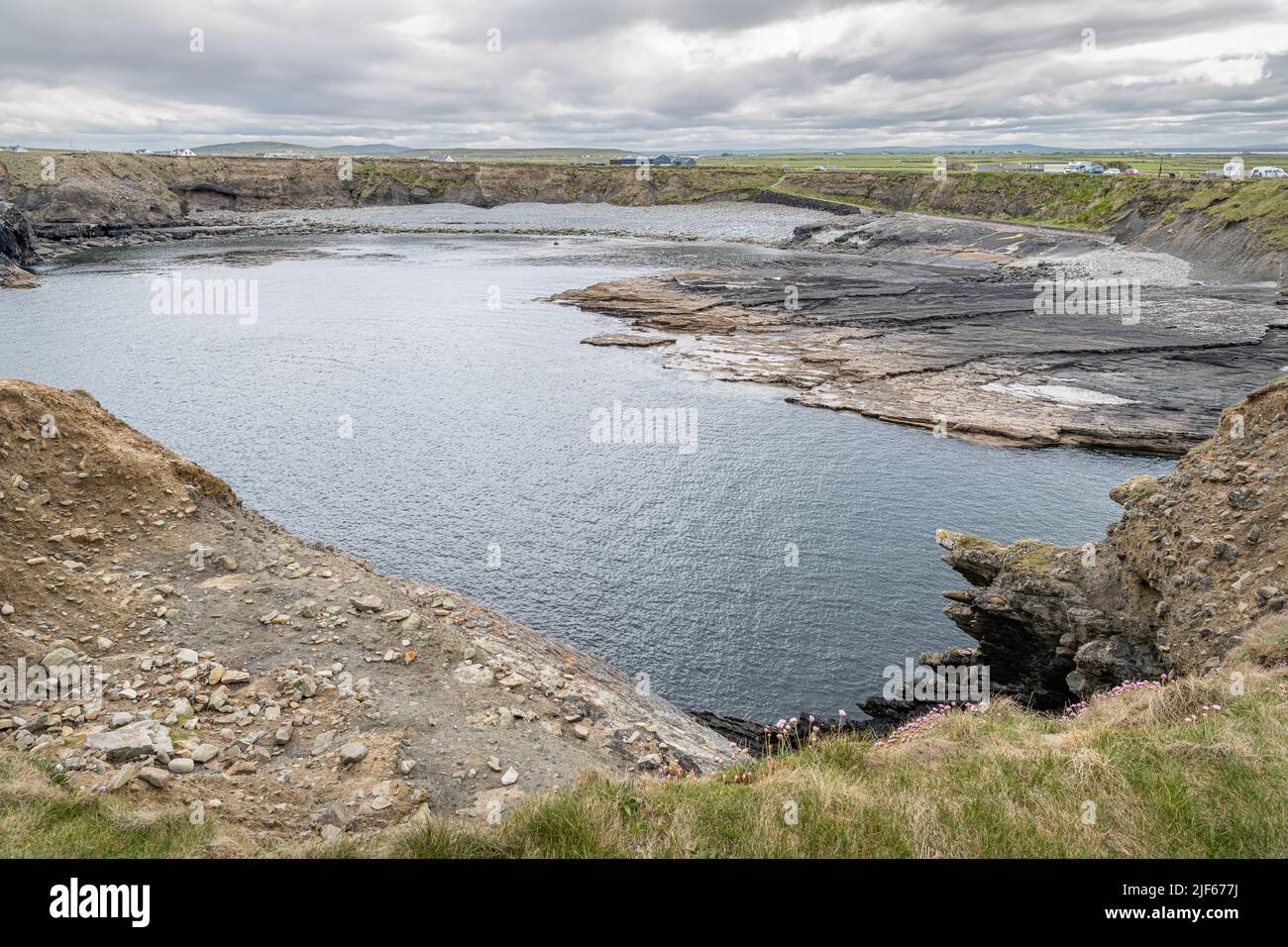 County Clare Coastline at Bridges of Ross, Ireland Stock Photo - Alamy